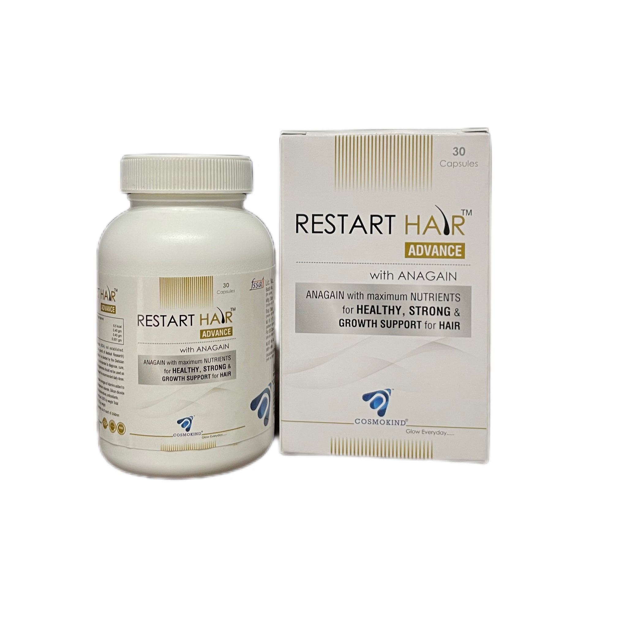 RESTART HAIR Advance Tablets with anagain